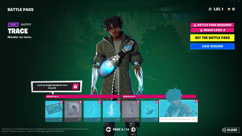 Fortnite Chapter 4 Season 3 Battle Pass Guide (Stars, Tiers, & Rewards)