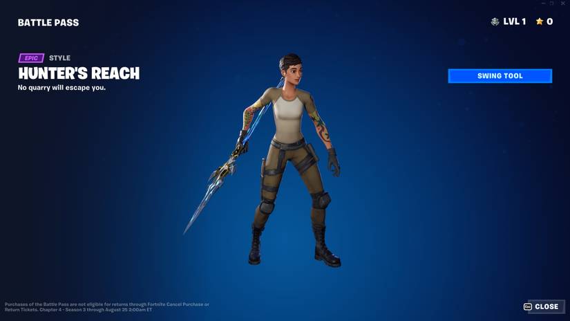 Fortnite Chapter 4 Season 3 Battle Pass Guide (Stars, Tiers, & Rewards)