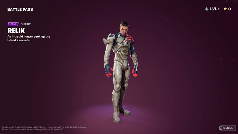 Fortnite Chapter 4 Season 3 Battle Pass Guide (Stars, Tiers, & Rewards)