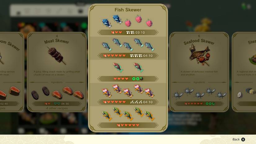 Zelda: Tears Of The Kingdom - 10 Best Recipes For Defense