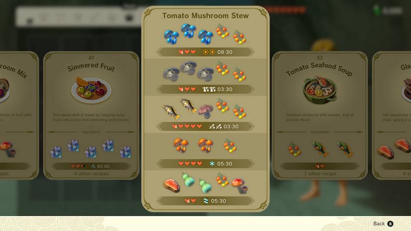 Zelda: Tears Of The Kingdom - 10 Best Recipes For Defense