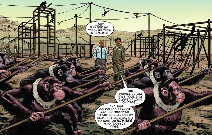 "Why Are We Teaching Them to Fight?": Planet of the Apes Closes a Major ...