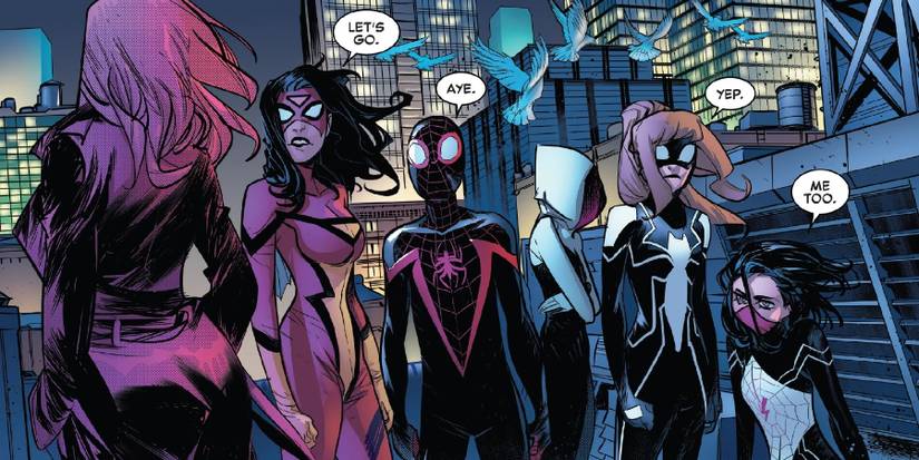 What Is The Spider-Society? Marvel Team & Spider-Verse Comic Changes ...