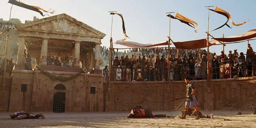 gladiator colosseum set