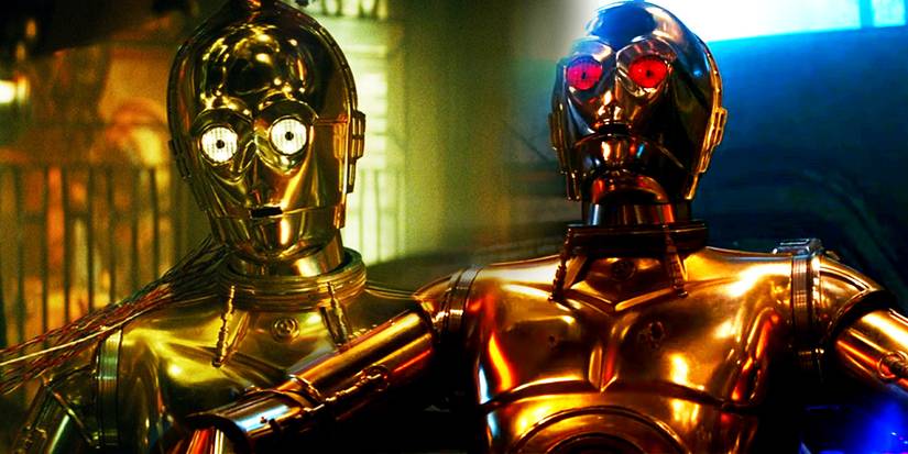 Robocop & C-3PO Pose For Pregnancy Photo In Unexpected Pairing
