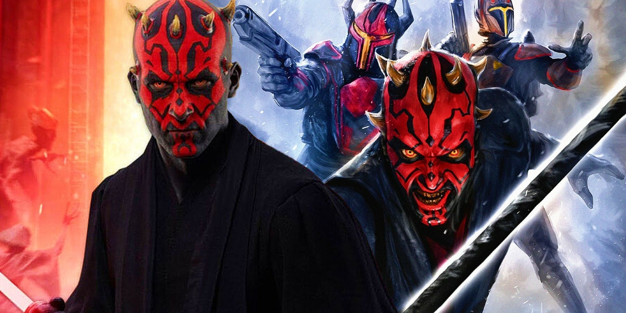 Darth Maul Guerras Clon Science Fiction World