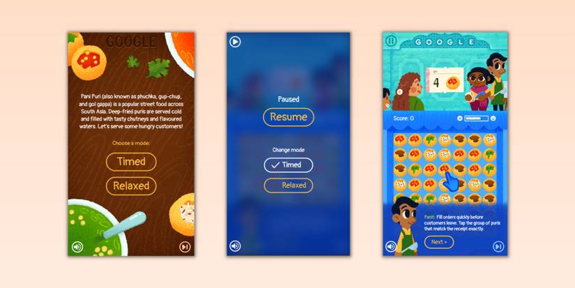 How To Play The Google Doodle Pani Puri Game