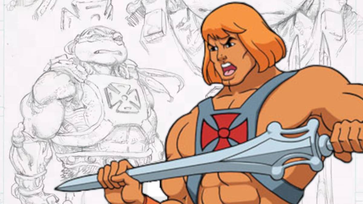 TMNT Get the Power of Grayskull in Art from Canceled He-Man Crossover