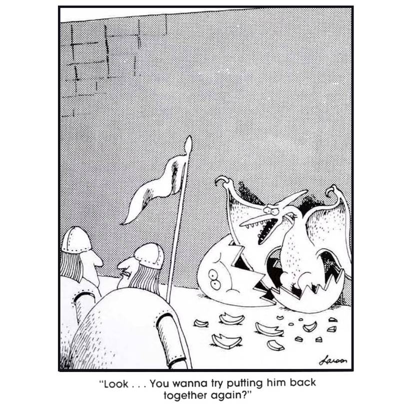 10 Darkest Far Side Comics About Dinosaurs