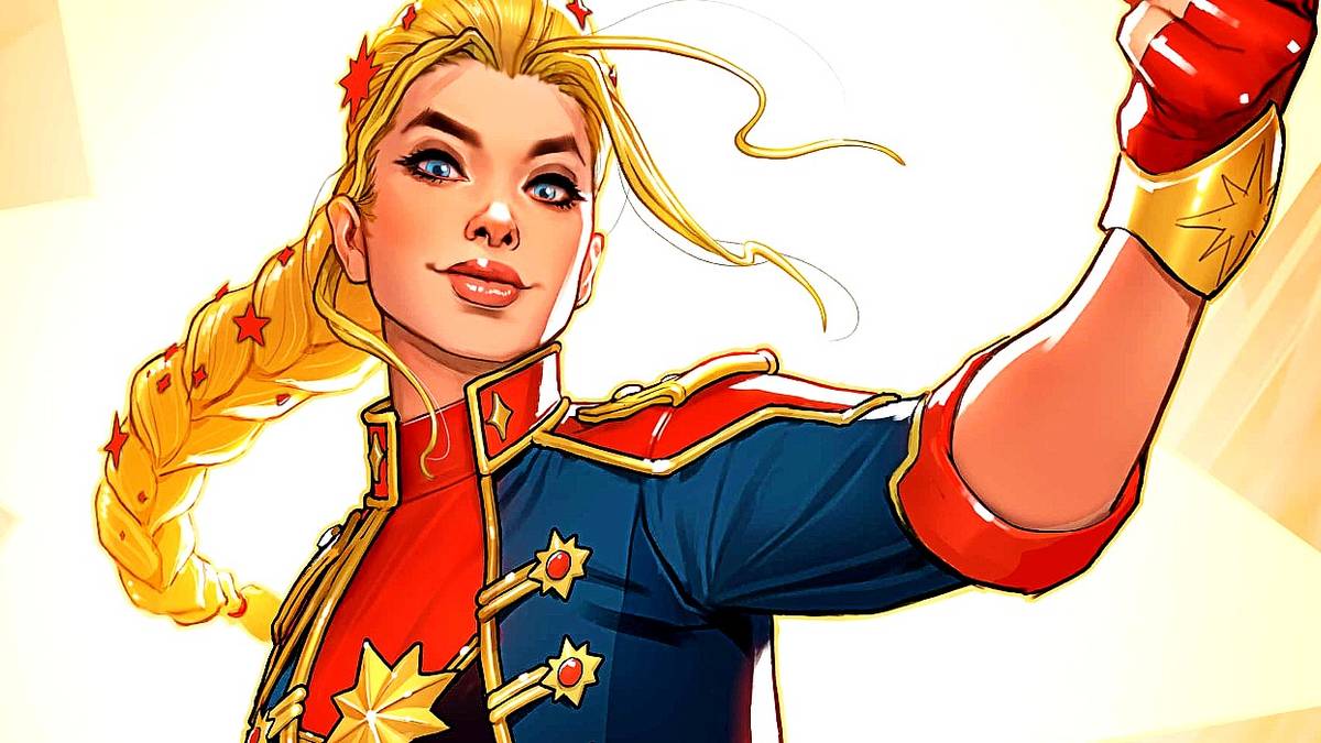 Get the Best Look Yet at Captain Marvel's New Costume in Official Cover Art