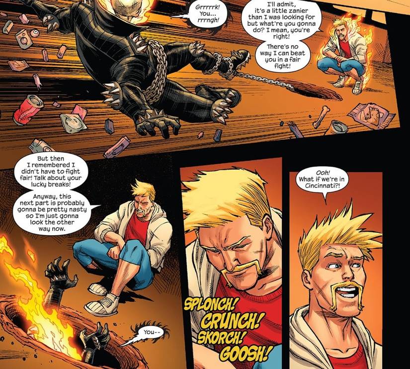 Human Torch vs Ghost Rider Permanently Settles Who's More Powerful