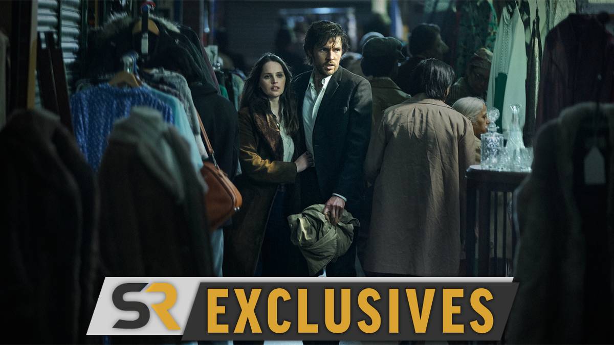 Felicity Jones & Colin Morgan Make A Difficult Deal In Dead Shot Clip ...