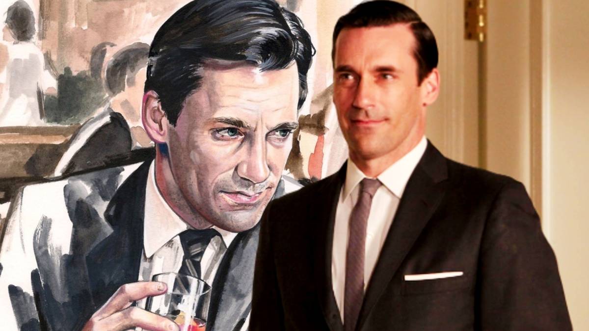 Jon Hamm's Don Draper Gets Stunning Watercolor-Esque Rendition In Mad ...
