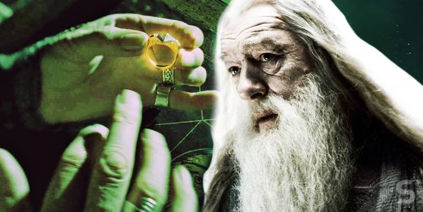 Why Lord Voldemort Didn't Curse Other Horcruxes Like He Did The Gaunt Ring