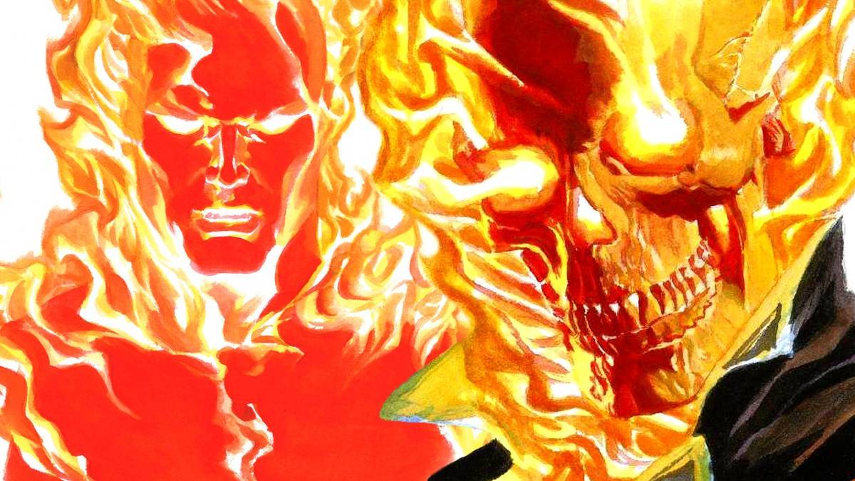 Human Torch vs Ghost Rider Permanently Settles Who's More Powerful