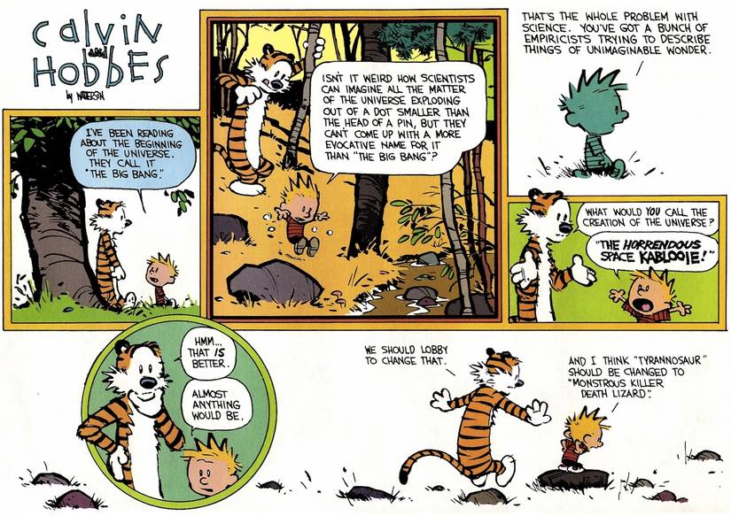 "Horrendous Space Kablooie": Calvin and Hobbes' Name for the Big Bang ...