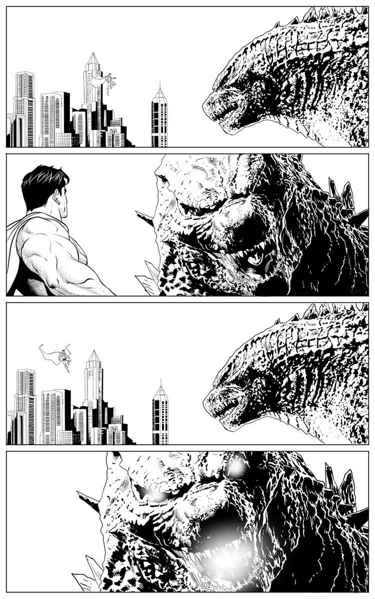 Superman Takes on Godzilla in DC & Legendary's Monsterverse Crossover ...