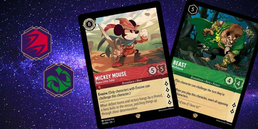 10 Disney Lorcana Ink Combinations That Make The Best Decks For Beginners