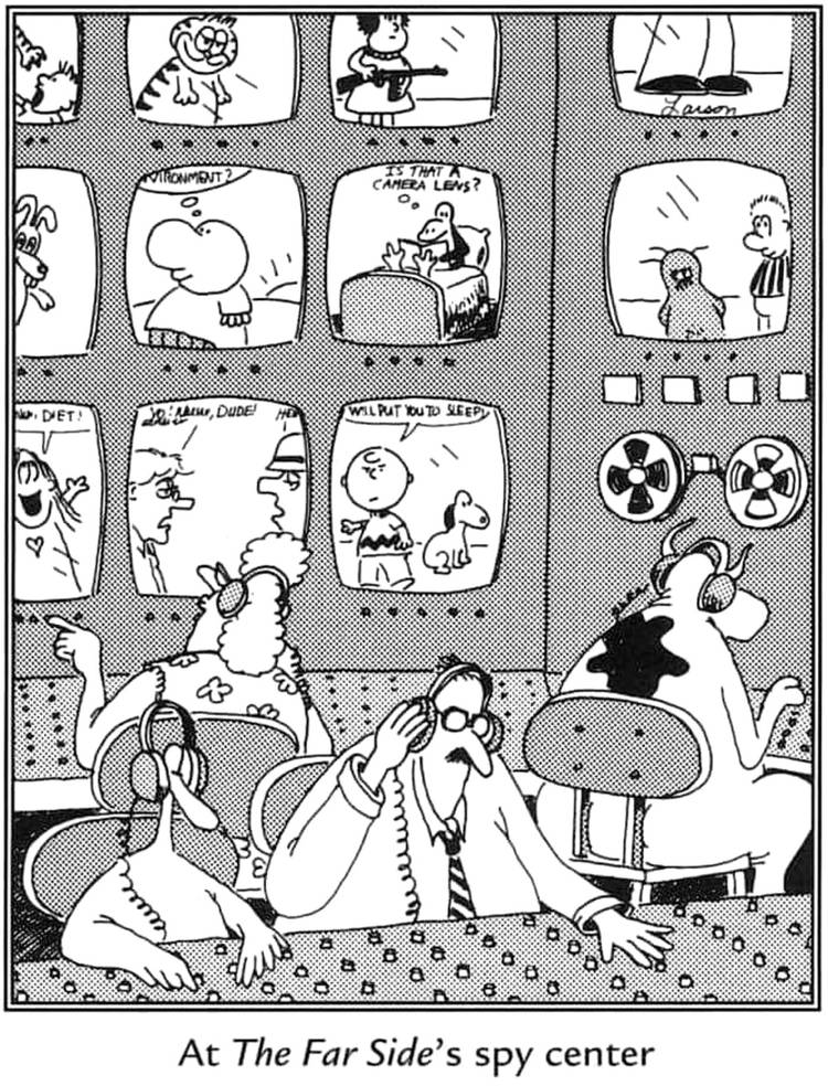 15 Funniest Far Side Comics That Break the Fourth Wall