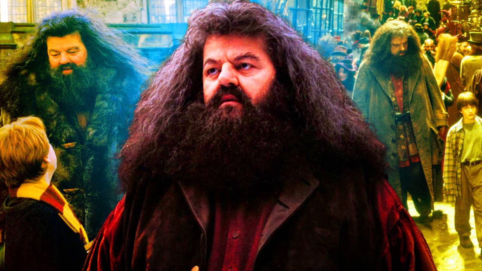 How They Made Hagrid Look So Big In Harry Potter