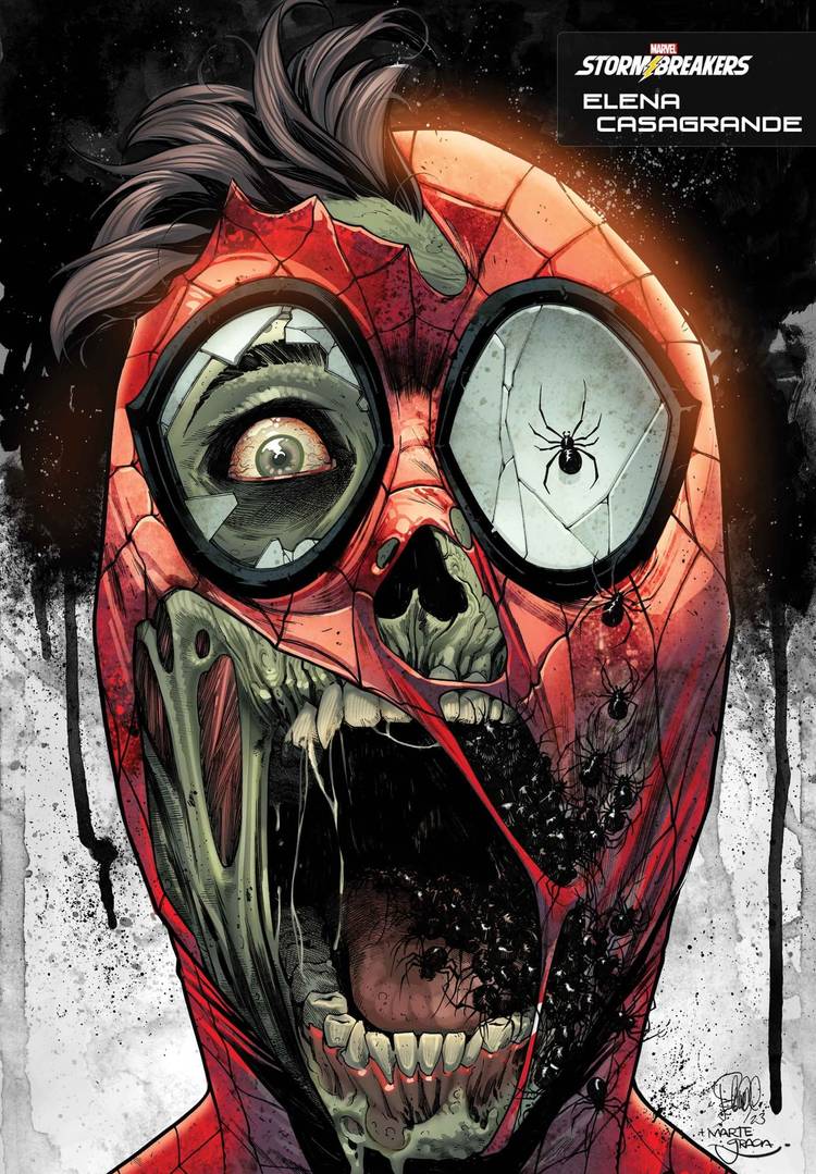 Spider-Man with a Mouthful of Spiders: New Marvel Zombies Cover Art is ...
