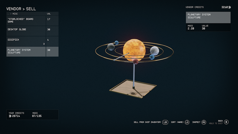 10 Early Starfield Money-Making Items Not To Be Missed