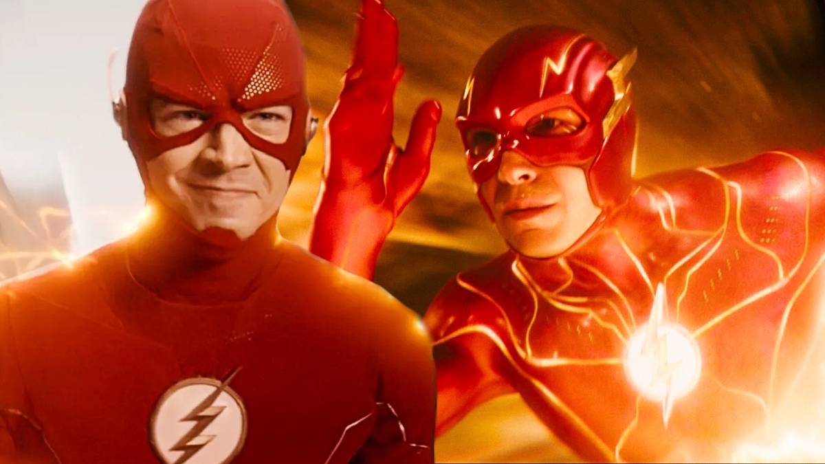 The Flash Side-by-Side Video Of Grant Gustin & Ezra Miller Running ...