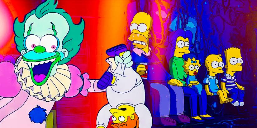 The Simpsons Crosses Over With Ghostface In Bloody Pulp-Style Art