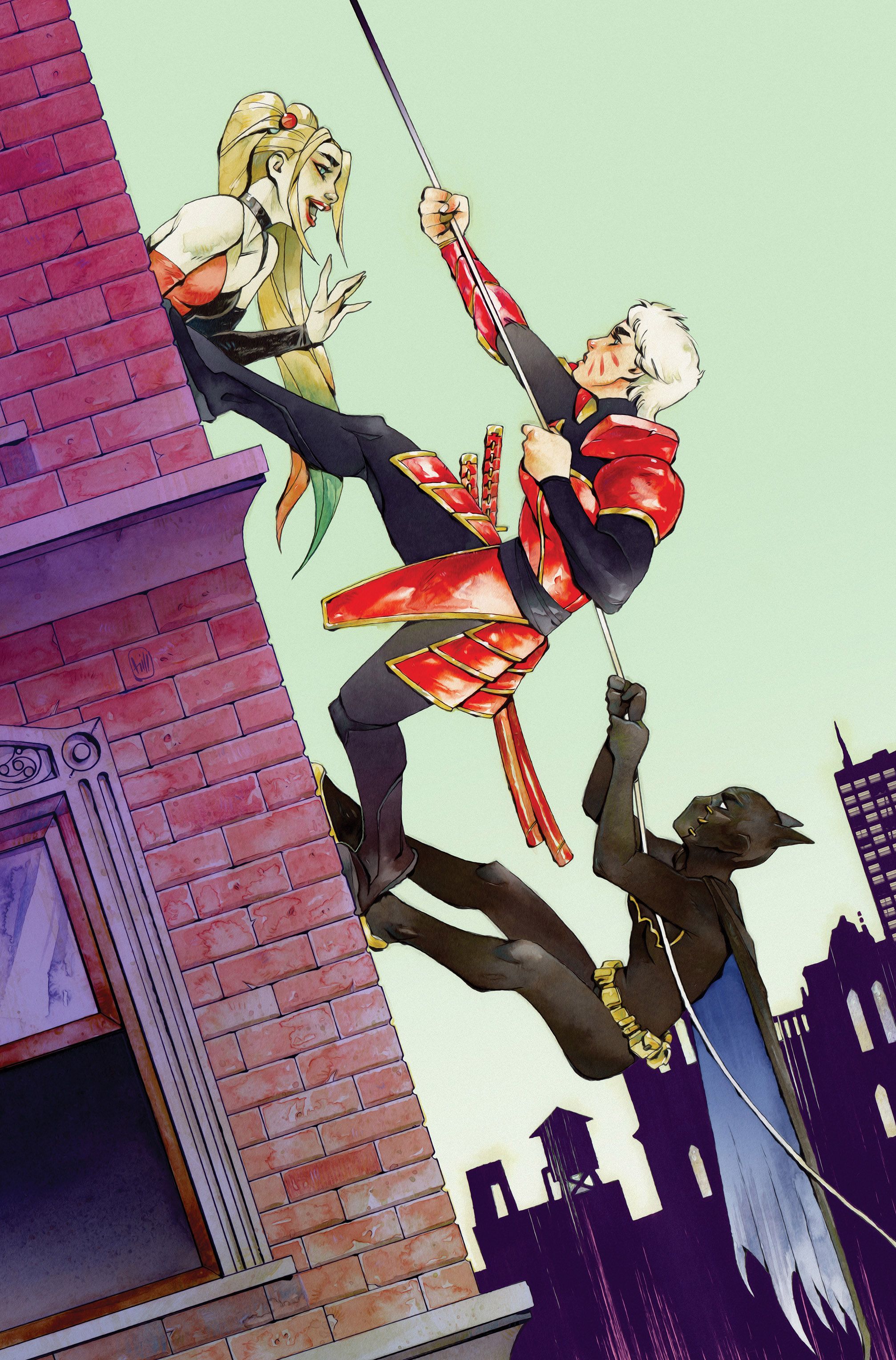 DC's Birds of Prey Take on a Classic Adam West Batman Pose in Cheeky ...