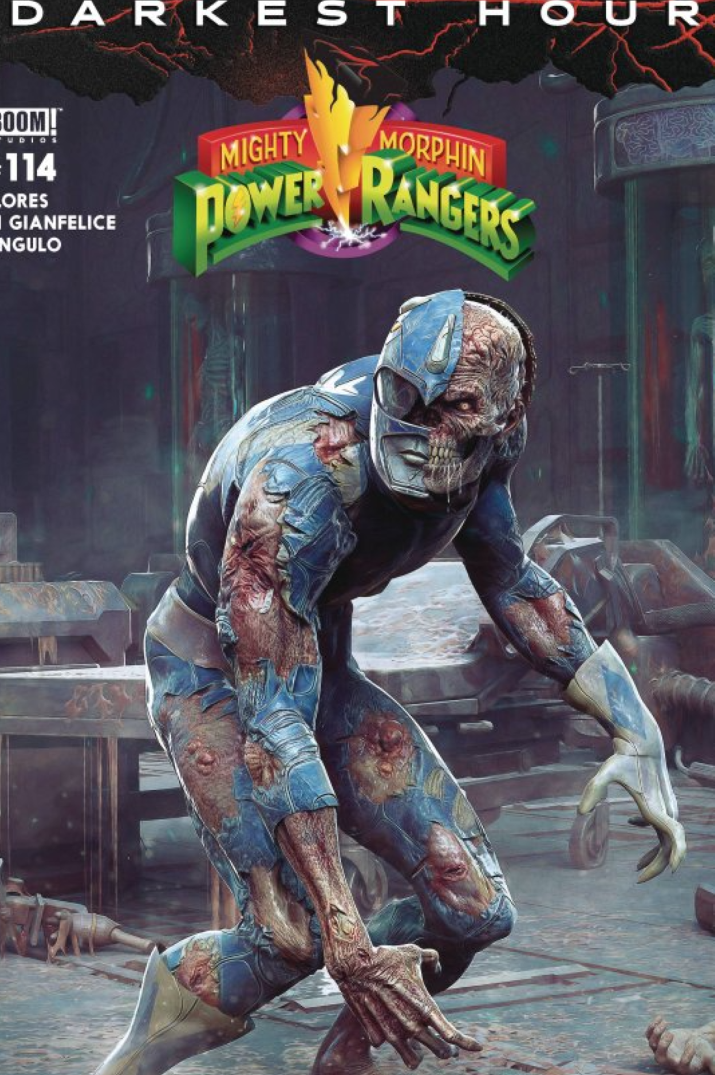 Power Rangers' Red & Blue Rangers Are Disgusting Zombies in Official ...