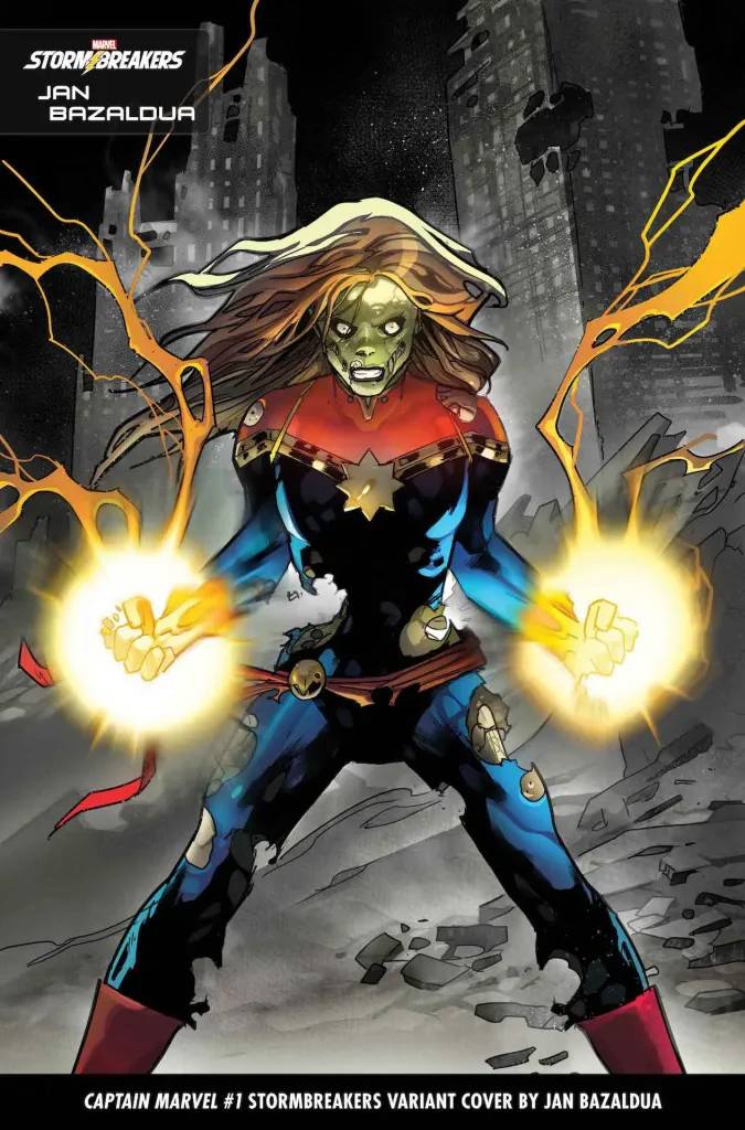 Captain Marvel Art Redefines Her Energy Powers Ahead of New Era