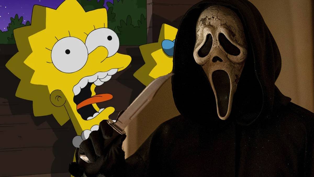 The Simpsons Crosses Over With Ghostface In Bloody Pulp-Style Art