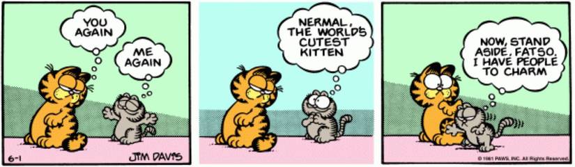 10 Funniest Garfield Comics Starring Nermal