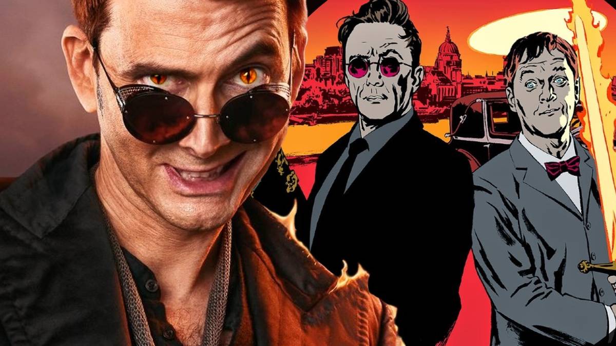 Good Omens Fans Need to See Peter Serafinowicz as Crowley in Art from ...