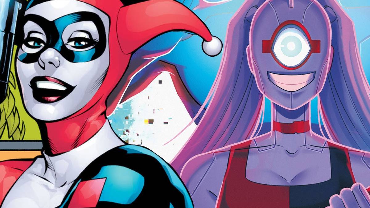 Harley Quinn Transforms into DC's Creepiest Villain in Official Cover Art