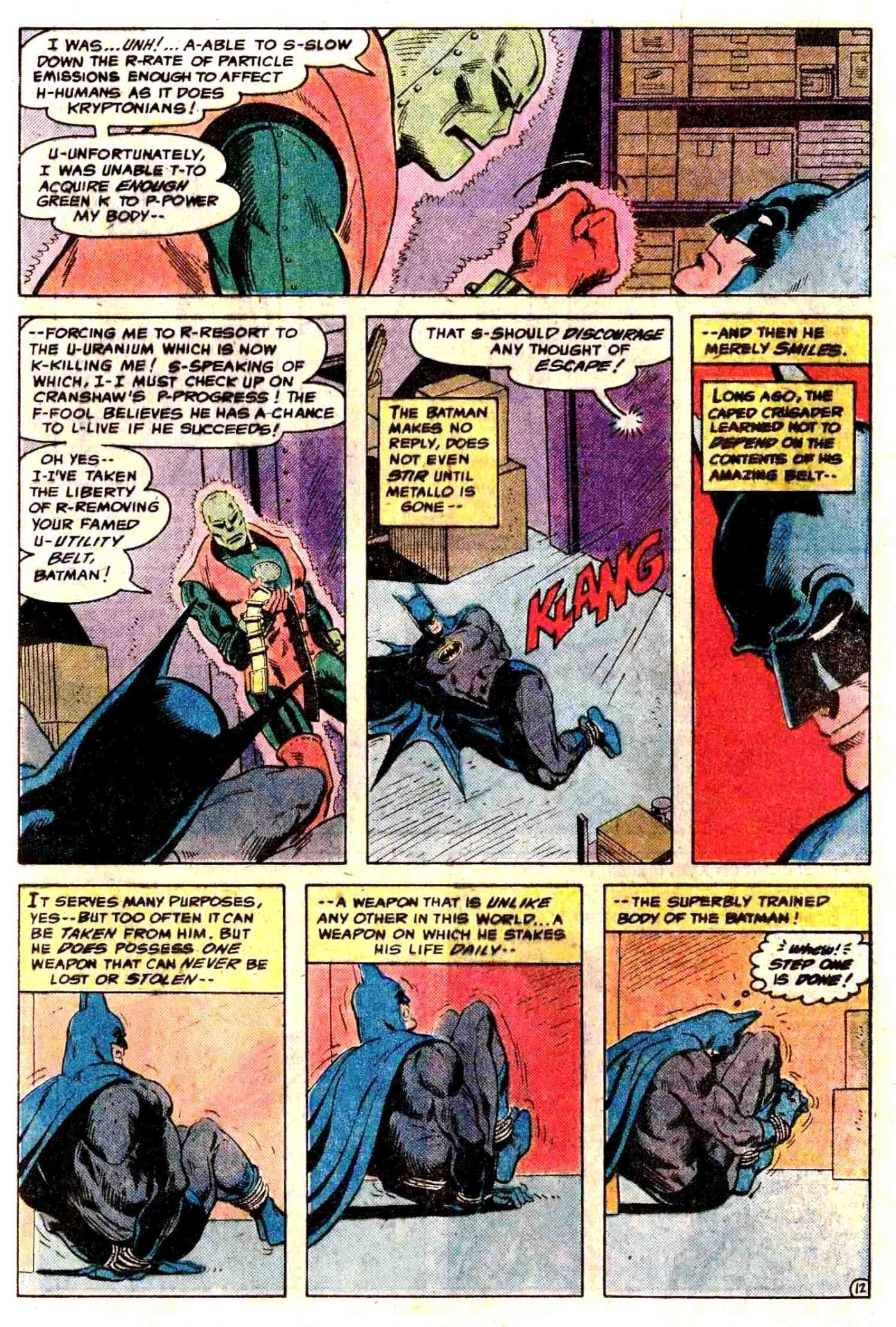 Batman's Weakness to Kryptonite Is the One Contingency He Didn't Plan For