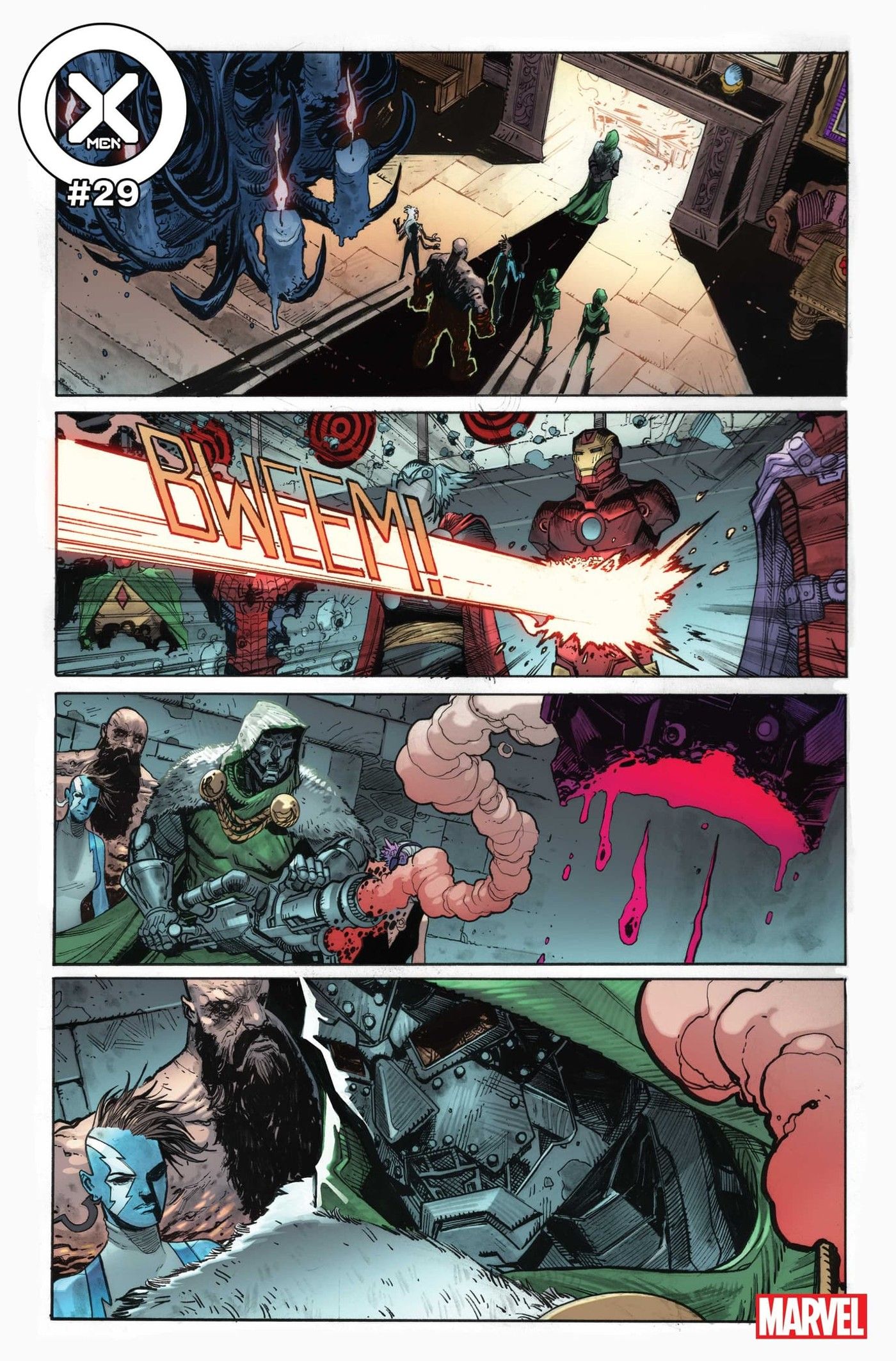 Doom's X-Men Showcase Their Powers & Costumes in Official Team Debut