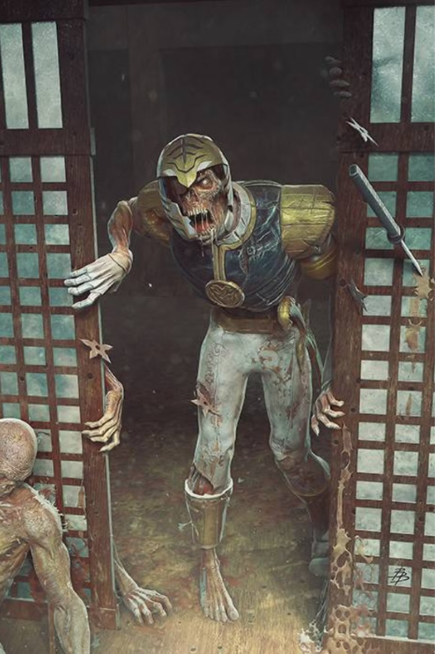 Power Rangers' Red & Blue Rangers Are Disgusting Zombies in Official ...