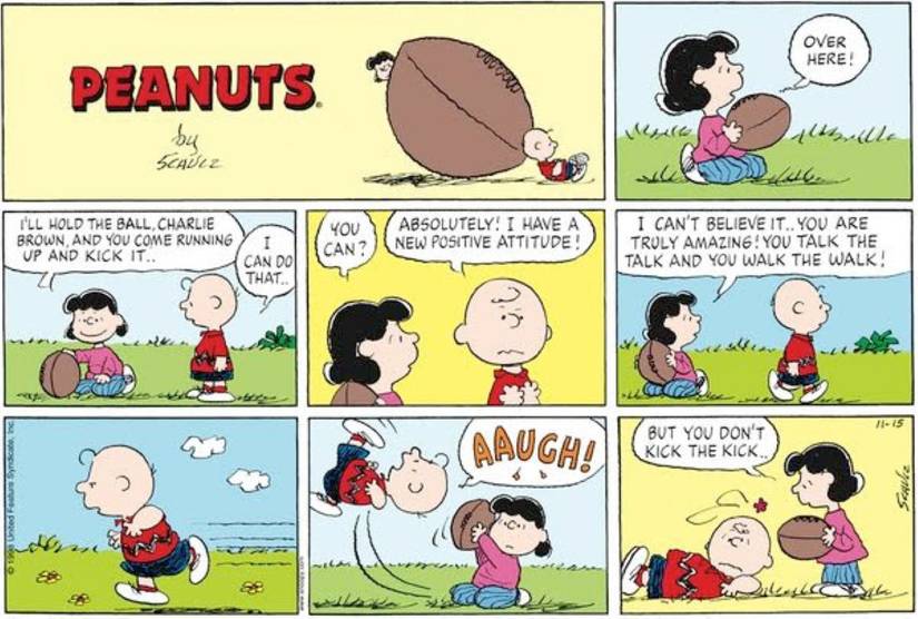 10 Funniest Peanuts Comics Where Charlie Brown Takes on Lucy