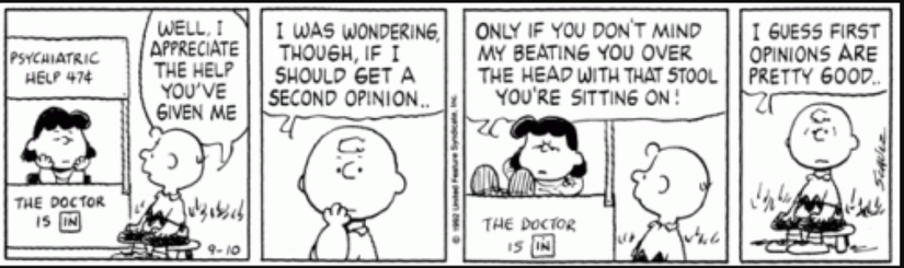 10 Funniest Peanuts Comics Where Charlie Brown Takes on Lucy