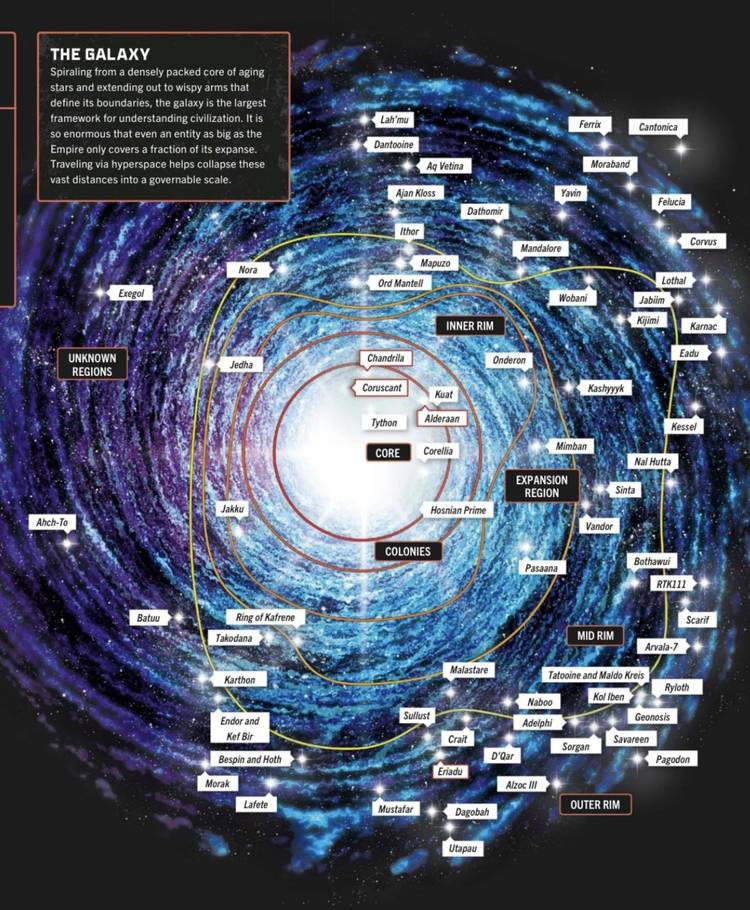 New Star Wars Galaxy Map Features Worlds From The Mandalorian (But ...
