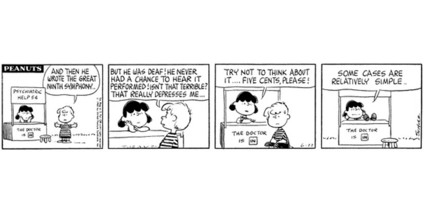 Peanuts: 10 Funniest Lucy's Psychiatry Booth Moments Featuring ...