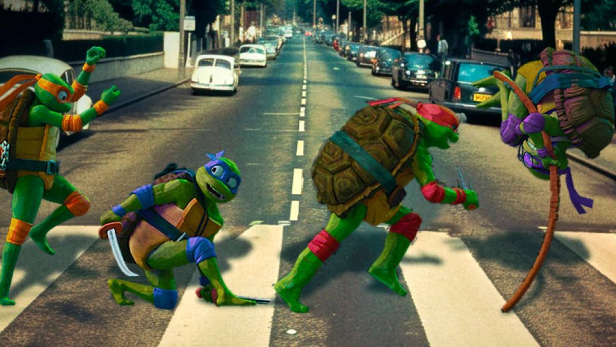 TMNT: Mutant Mayhem Gets Turned Into 4 Famous Album Covers, From The ...