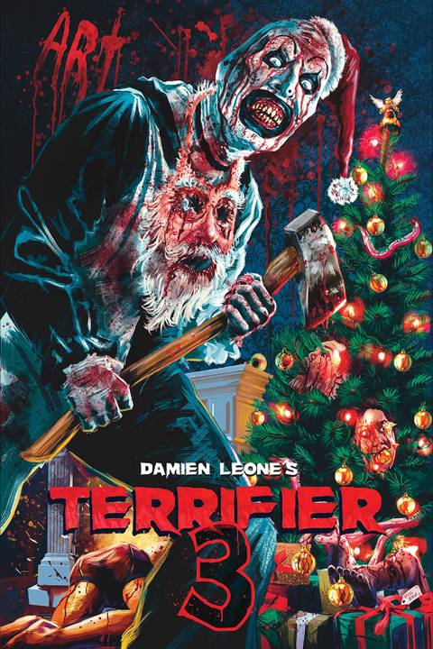 Terrifier 3 BTS Image Shows A Frightening Close-Up Look At Art The Clown