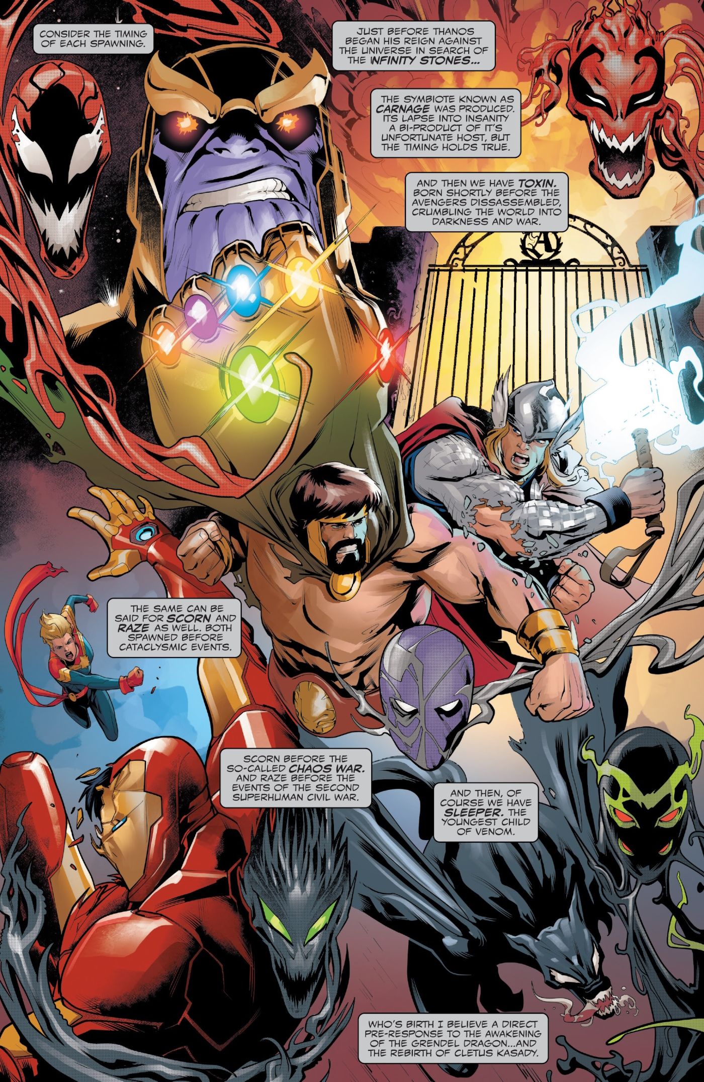 Thanos Is Responsible For The Birth of Marvel's Deadliest Symbiote