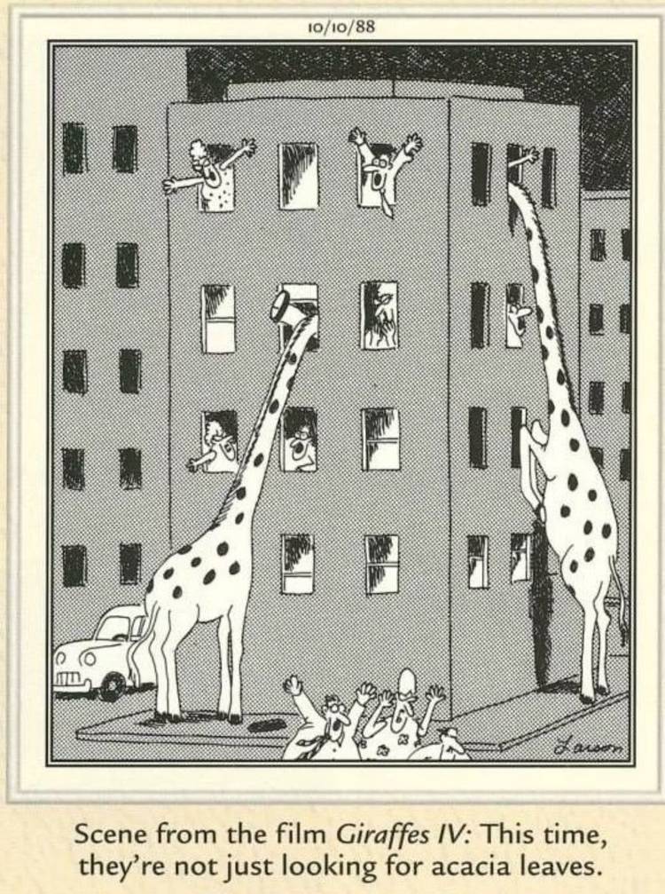 8 Clever Far Side Comics That Prove Giraffes Are the Best