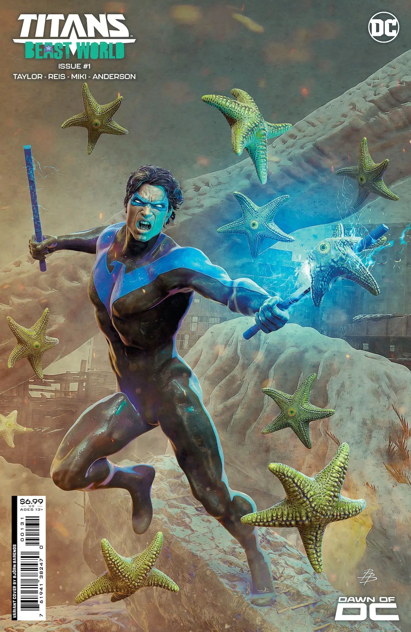 Titans' Necrostar Is Their Most Powerful Villain Ever In Beast World #1 ...