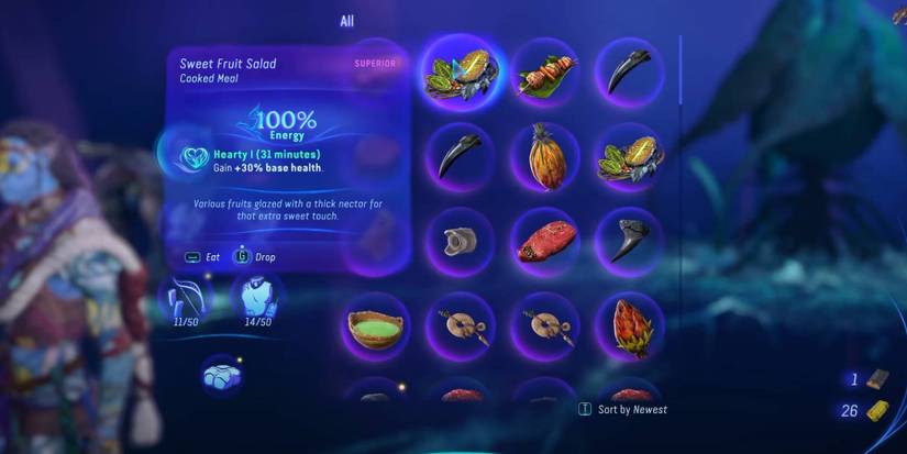 10 Best Food Crafting Recipes in Avatar: Frontiers of Pandora