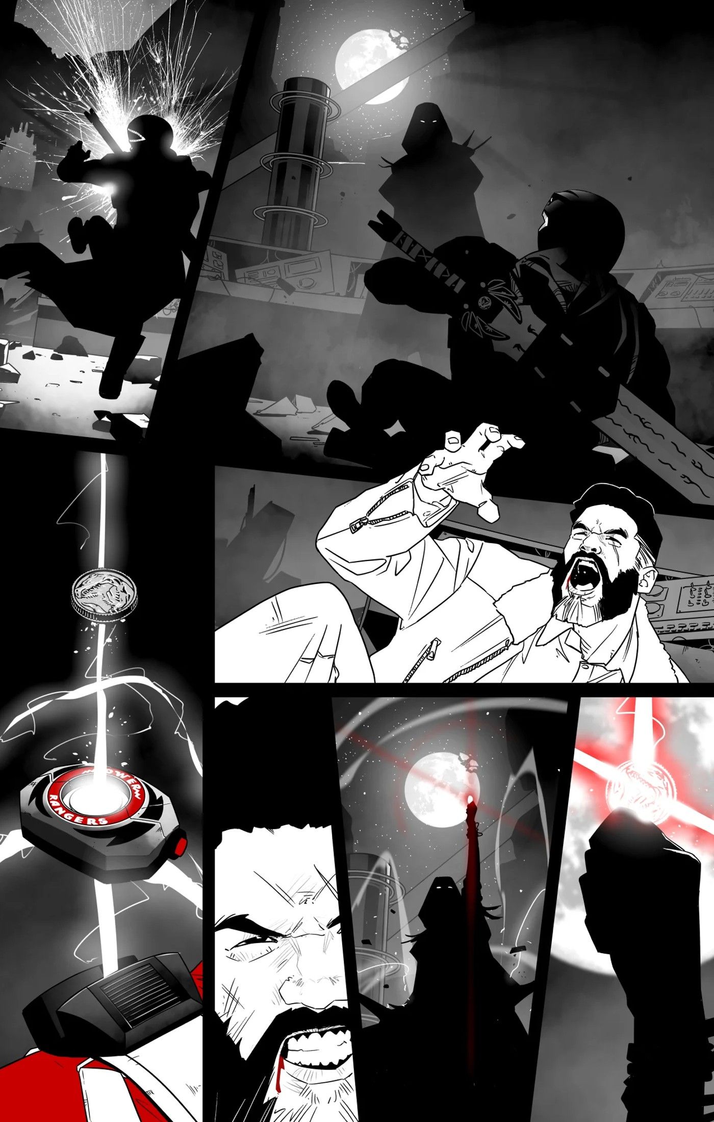 Original Red Power Ranger's New Costume Is Hiding a Surprise Injury