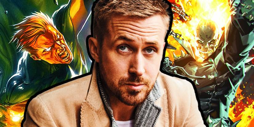 Ryan Gosling Becomes The Perfect Ghost Rider In Fiery MCU Art